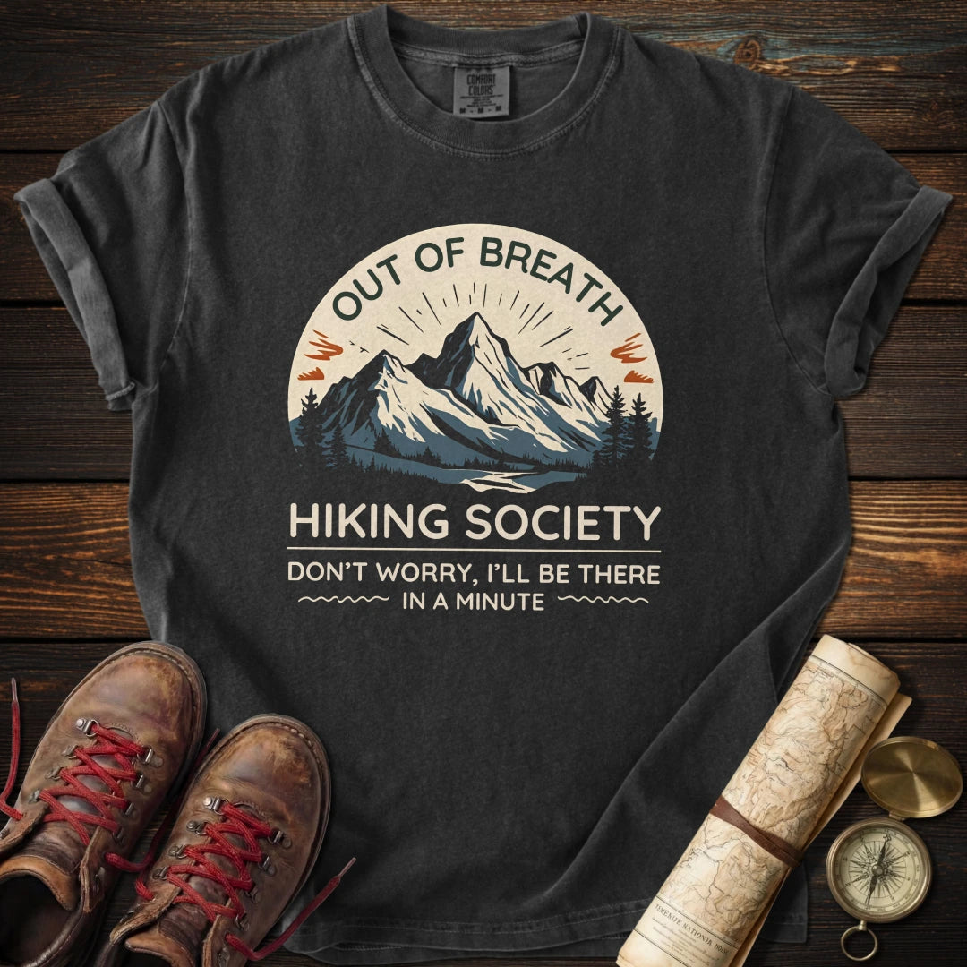 Out of Breath Hiking Society T-Shirt – Summit & Sage
