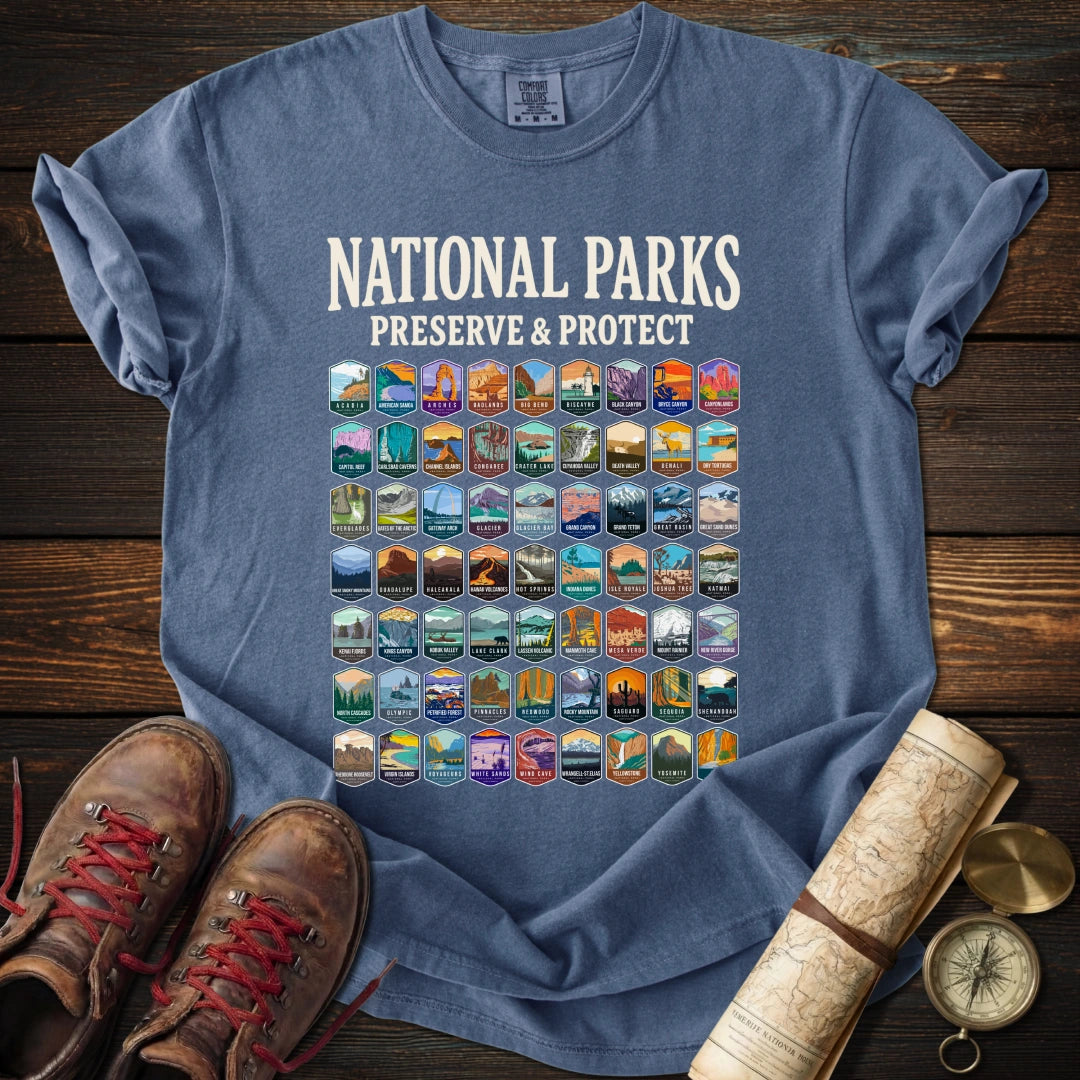 National Parks Preserve Protect T-Shirt – Summit & Sage