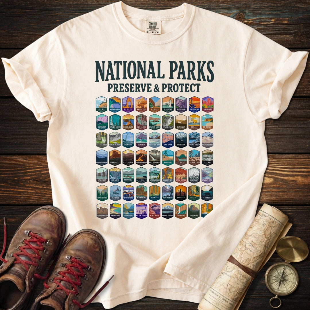 National Parks Preserve Protect T-Shirt – Summit & Sage