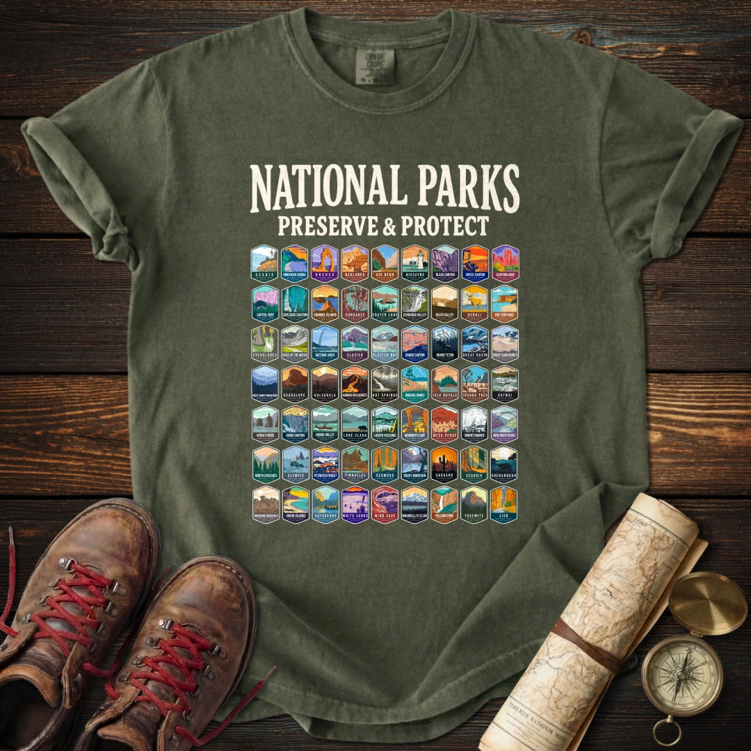 National Parks Preserve Protect T-Shirt – Summit & Sage