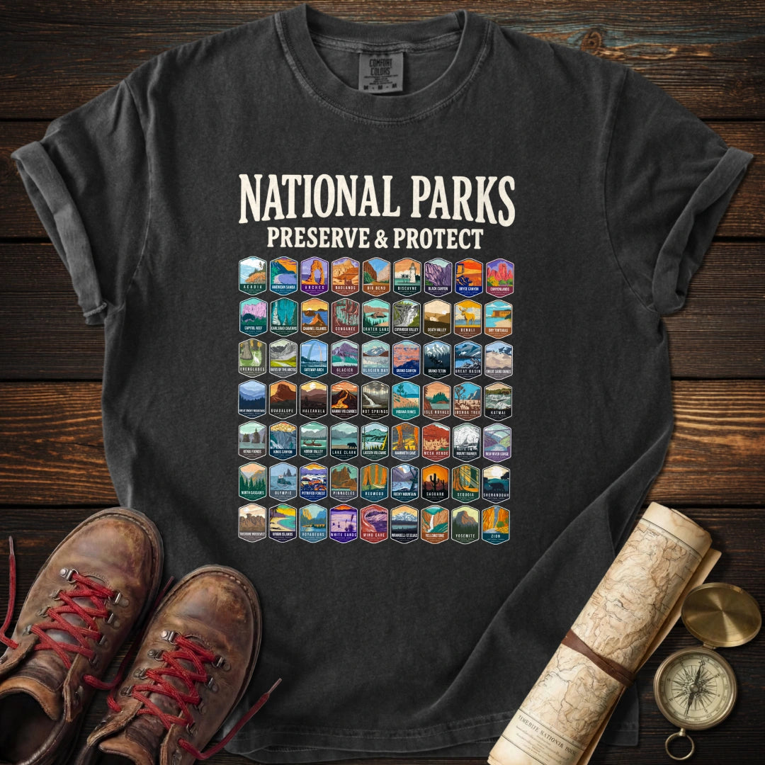 National Parks Preserve Protect T-Shirt – Summit & Sage