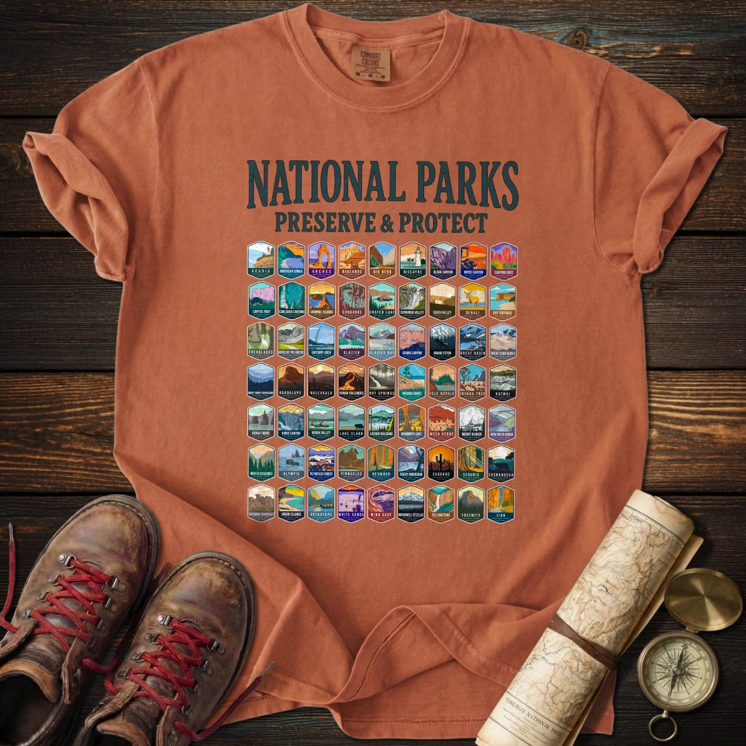 National Parks Preserve Protect T-Shirt – Summit & Sage