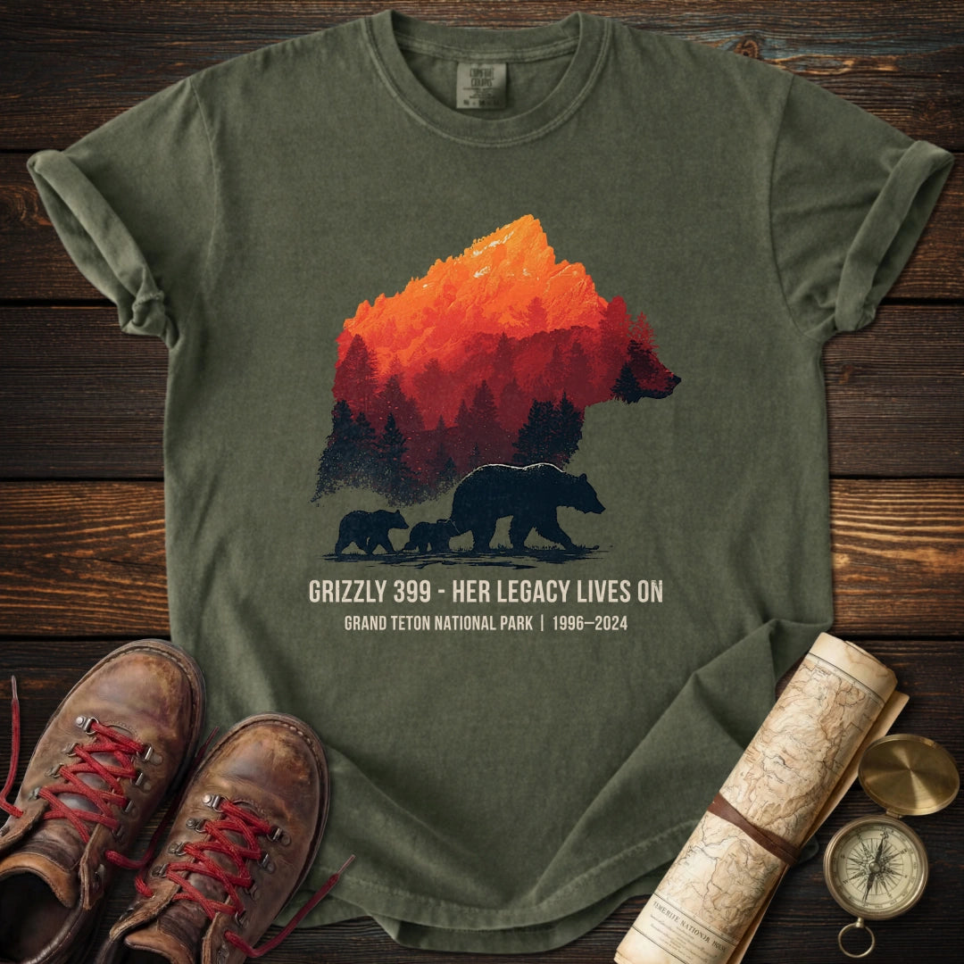 Grizzly 399 Teton Legacy T-Shirt – Summit & Sage